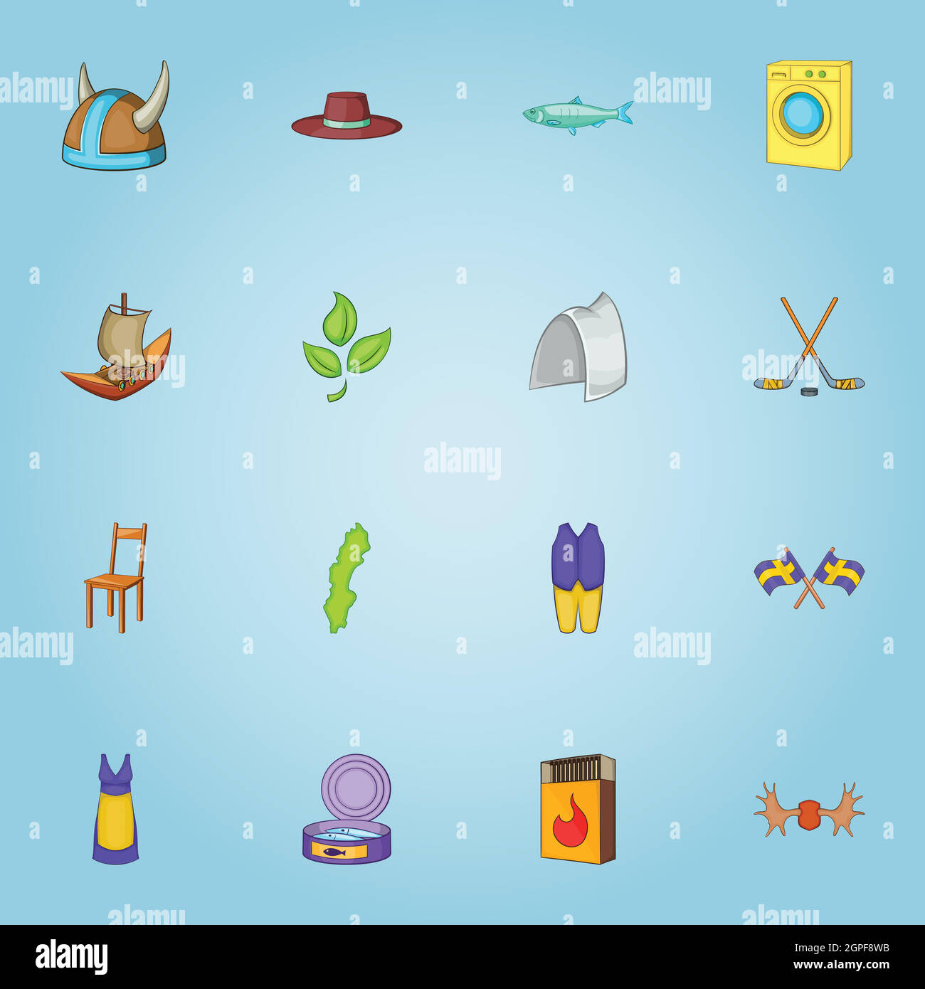 Cartoon viking ship Banque de photographies et d’images à haute ...