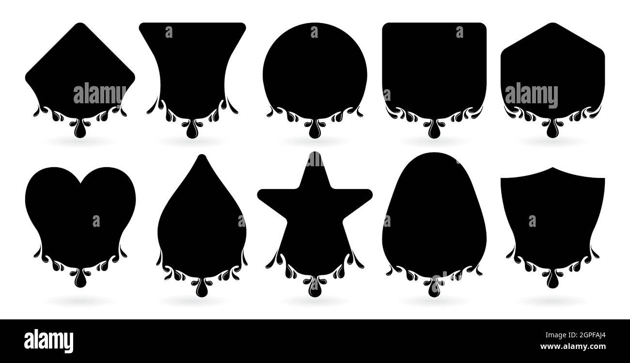 Triangle Dhuile Banque Dimages Vectorielles Alamy