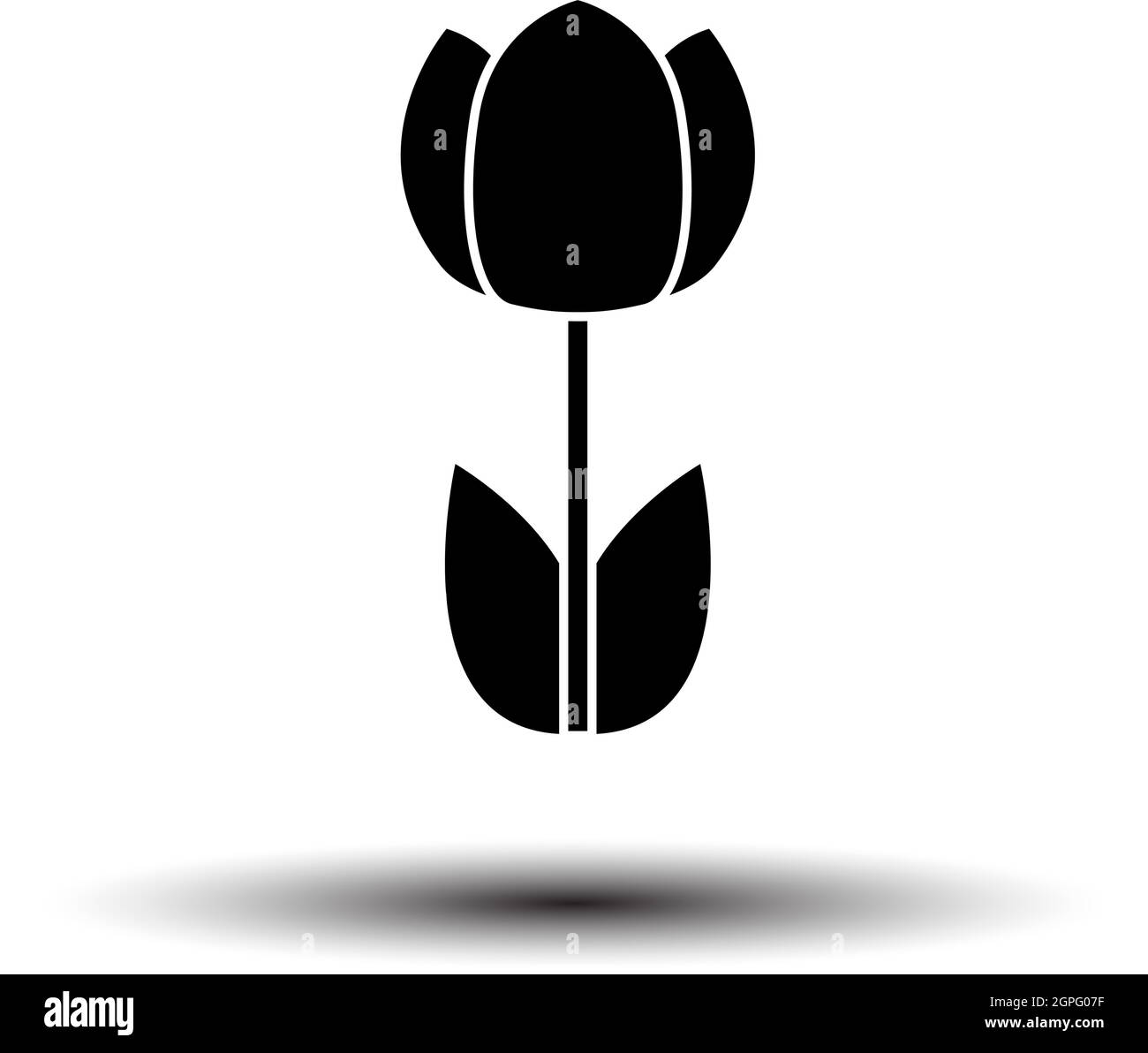 Printemps noir et blanc Banque d'images vectorielles - Alamy