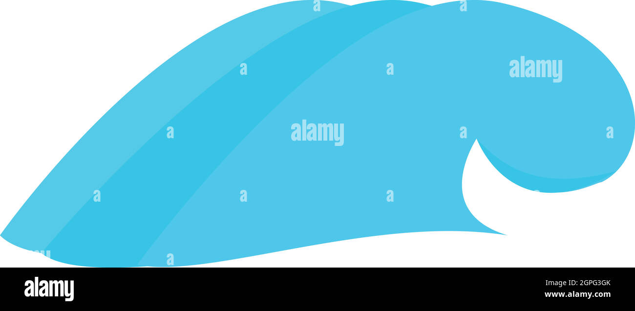 Grosse vague mer Banque d'images vectorielles - Alamy