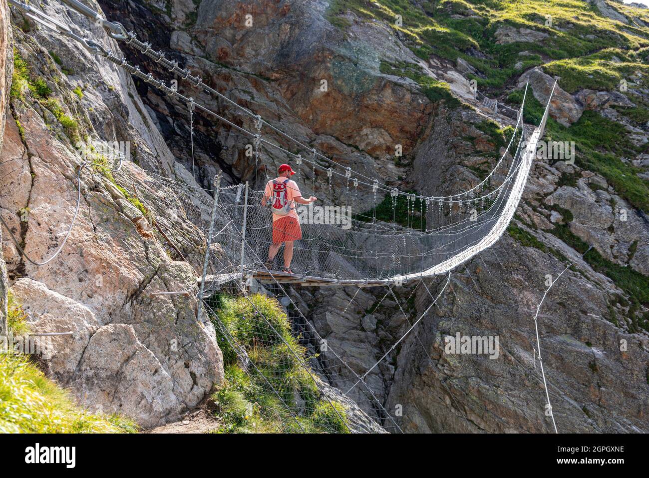 France, haute-Savoie (74), massif du Mont blanc, les Contamines ...