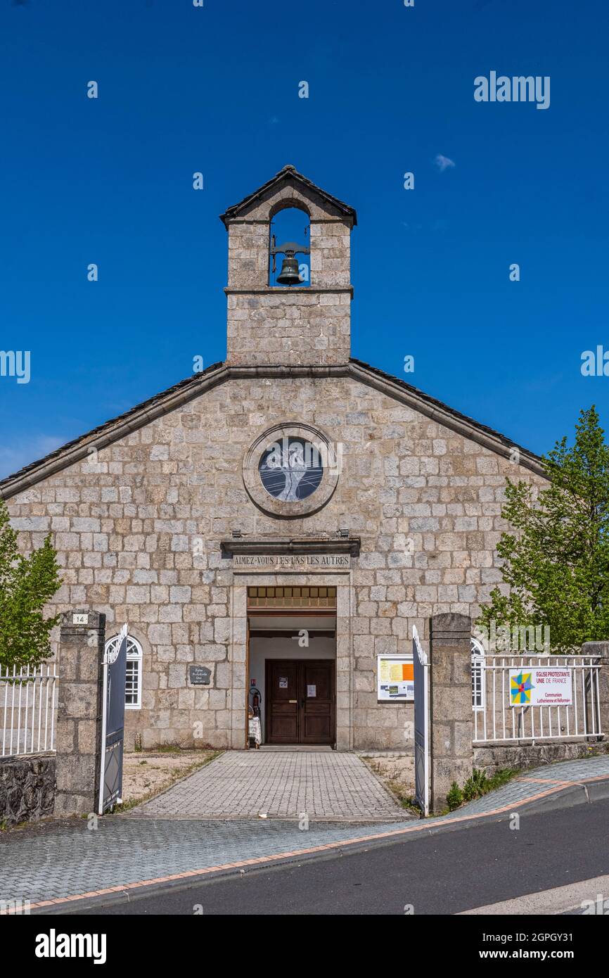 Le chambon sur lignon le temple Banque de photographies et d’images à ...