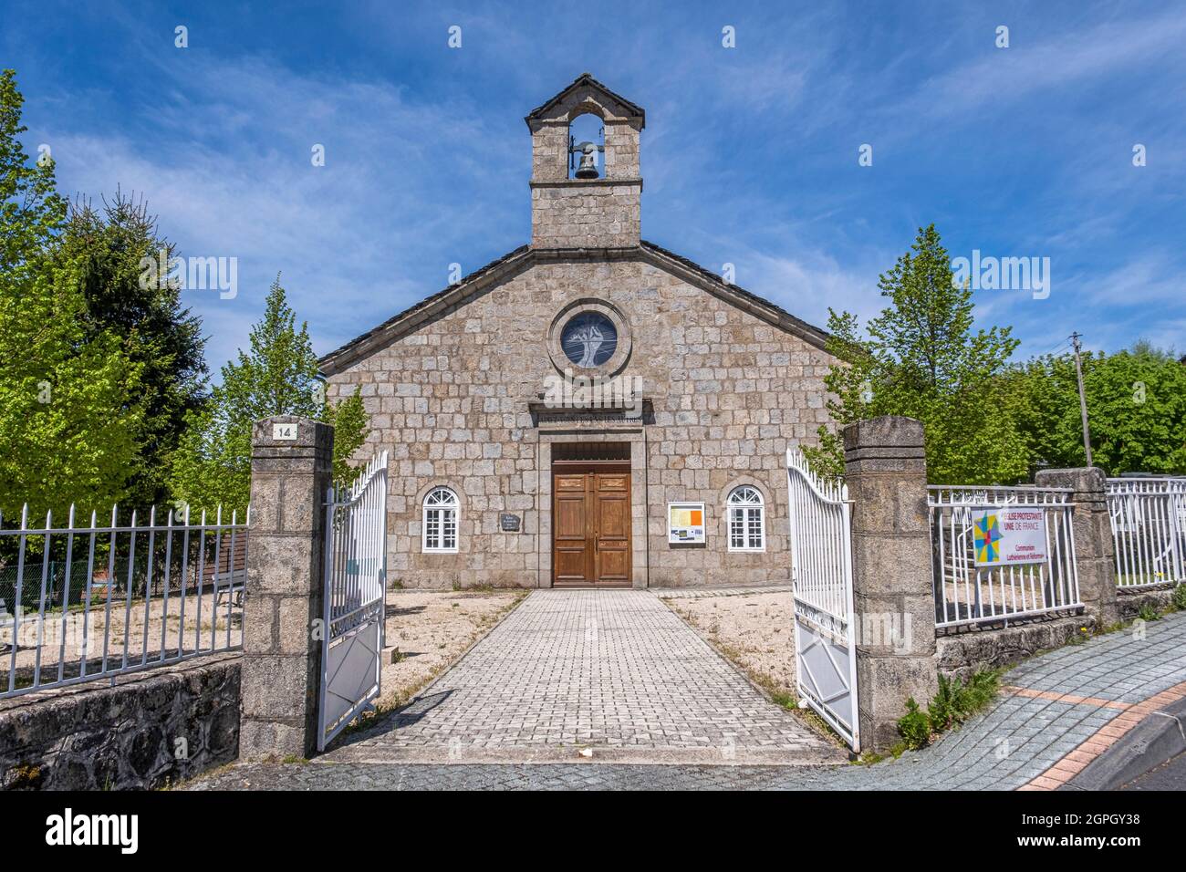 Le chambon sur lignon le temple Banque de photographies et d’images à ...