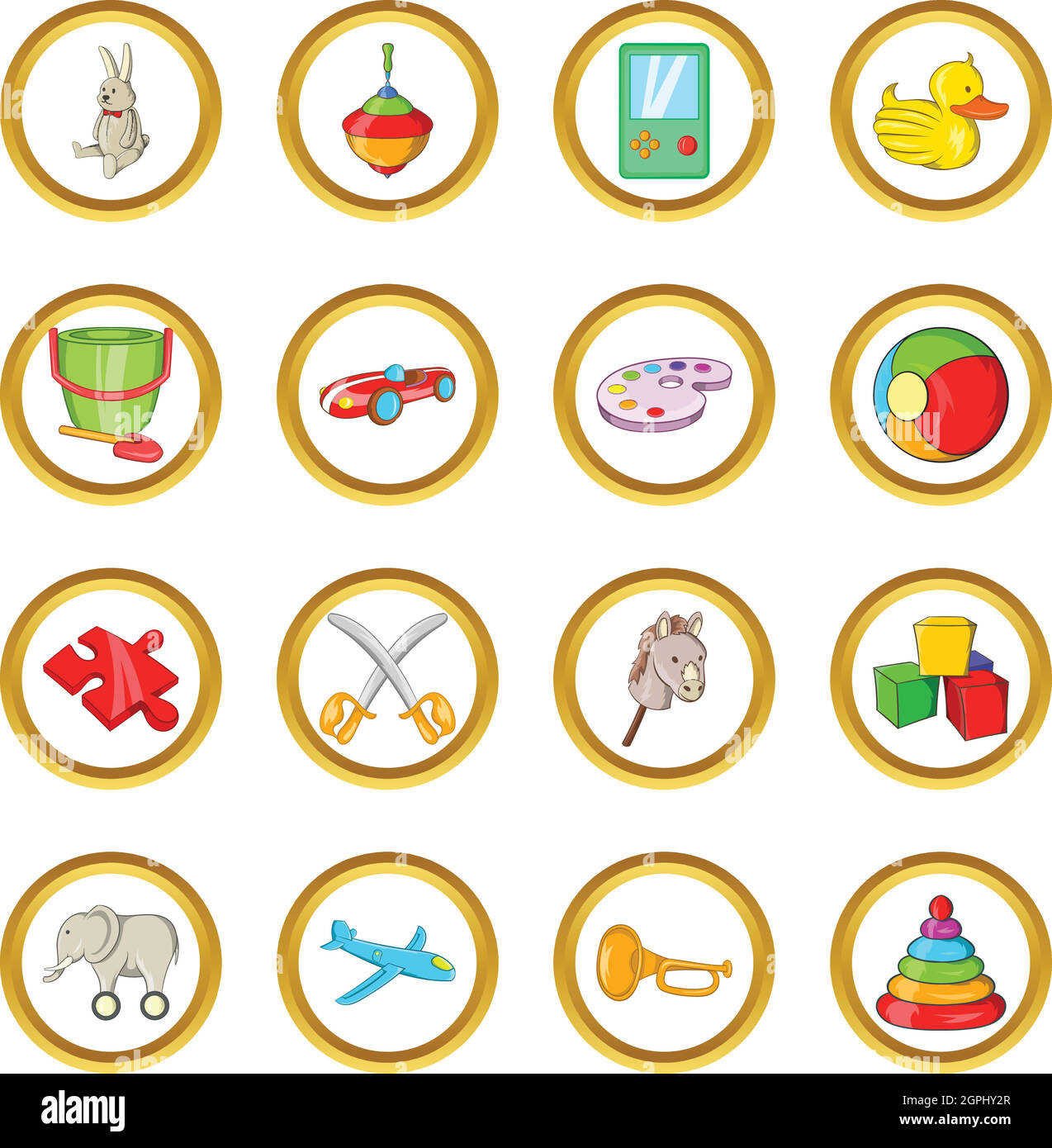 Pictogramme enfant jouet Banque d'images vectorielles - Alamy