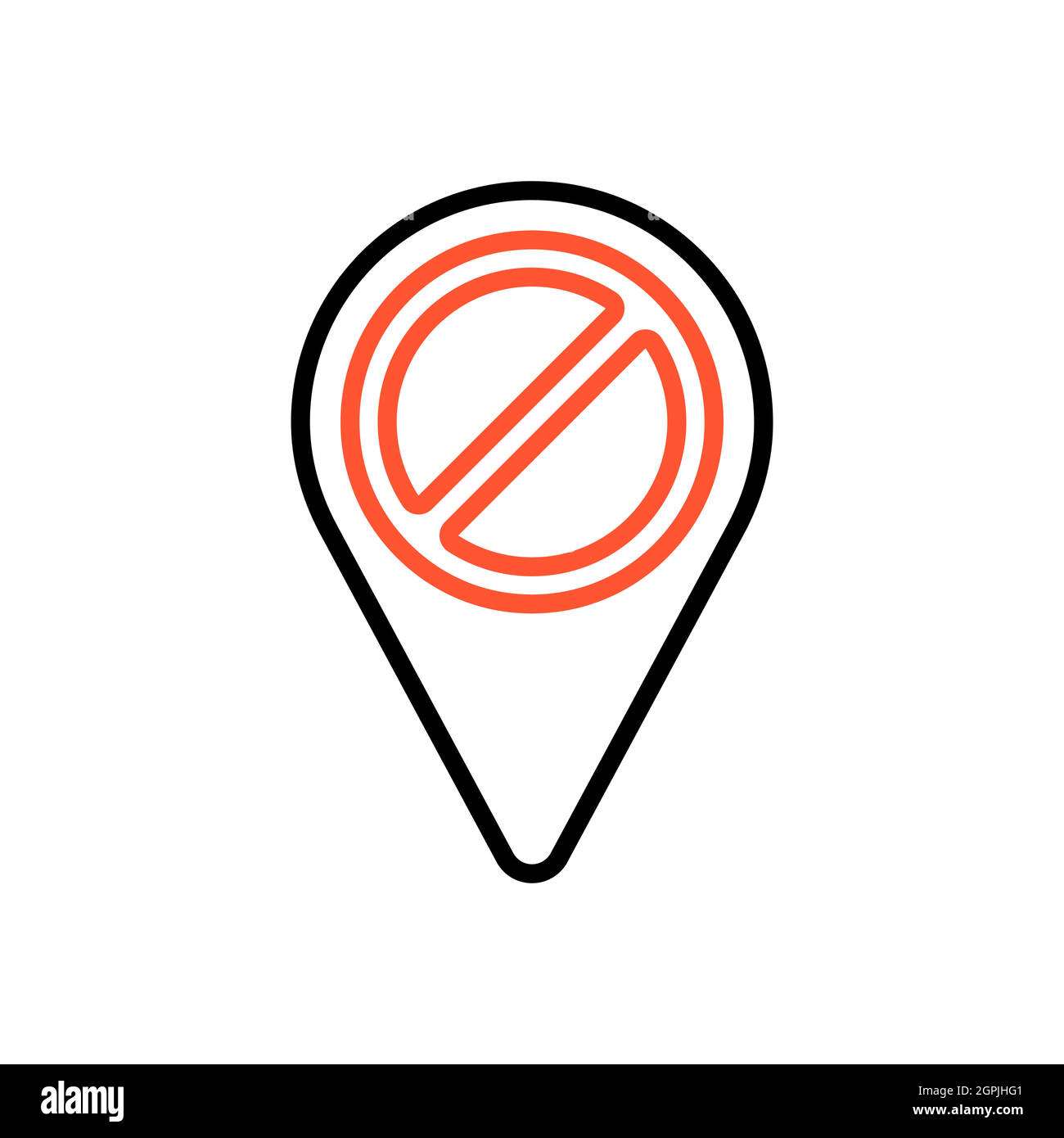 Carte pin Banque d'images vectorielles - Alamy