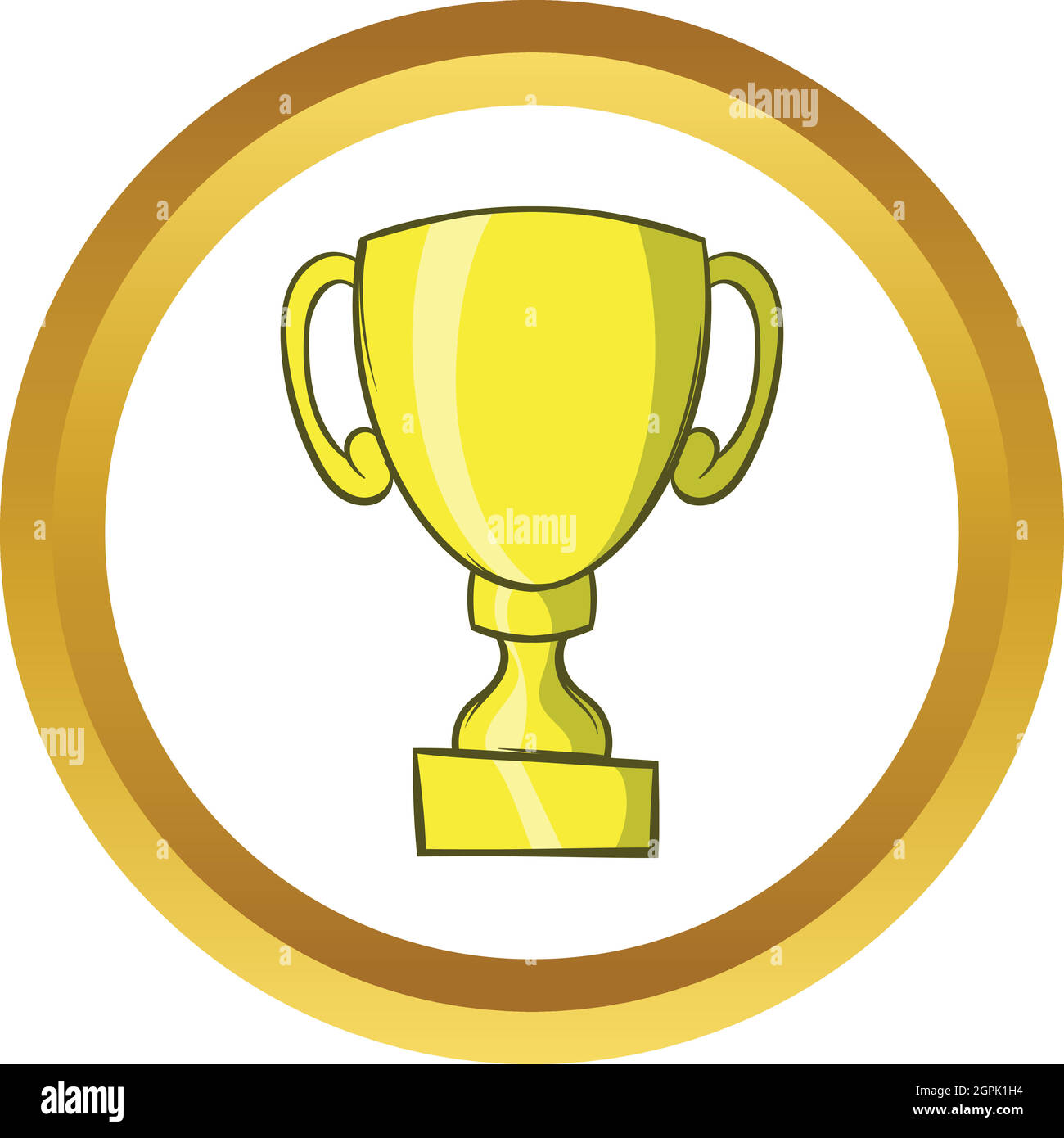 Cartoon trophy Banque d'images vectorielles - Alamy