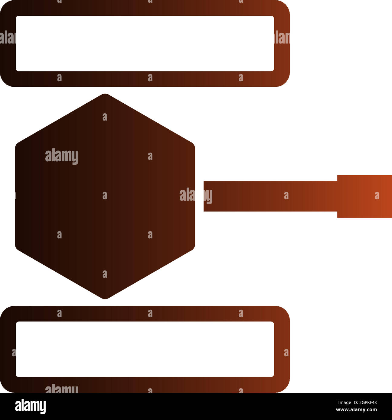 Modèle de conception de logo d'icône de char militaire, de char ...