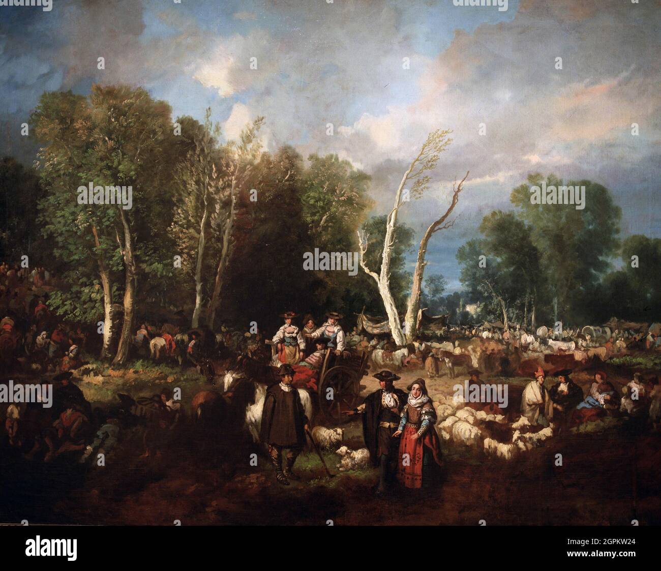 LUCAS VELAZQUEZ , EUGENIO . PINTOR ESPAÑOL . MADRID 1817 - 1870 ...