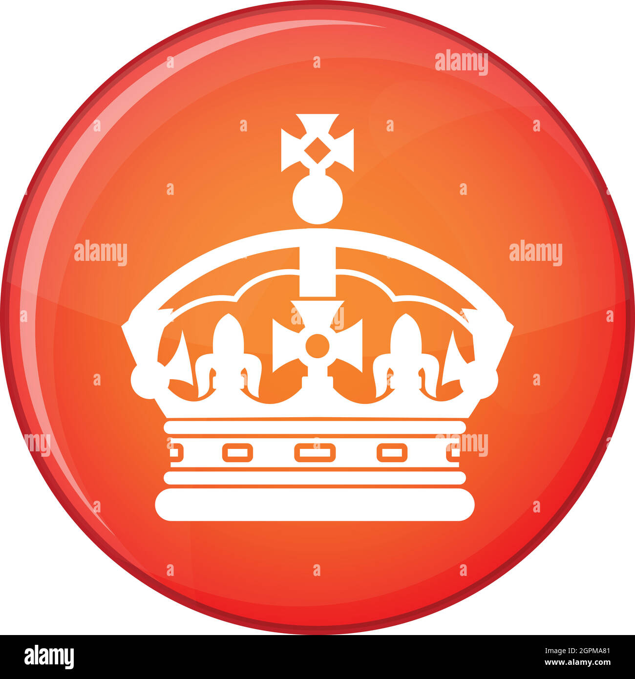 Symbole et icône de la couronne Banque d'images vectorielles - Alamy