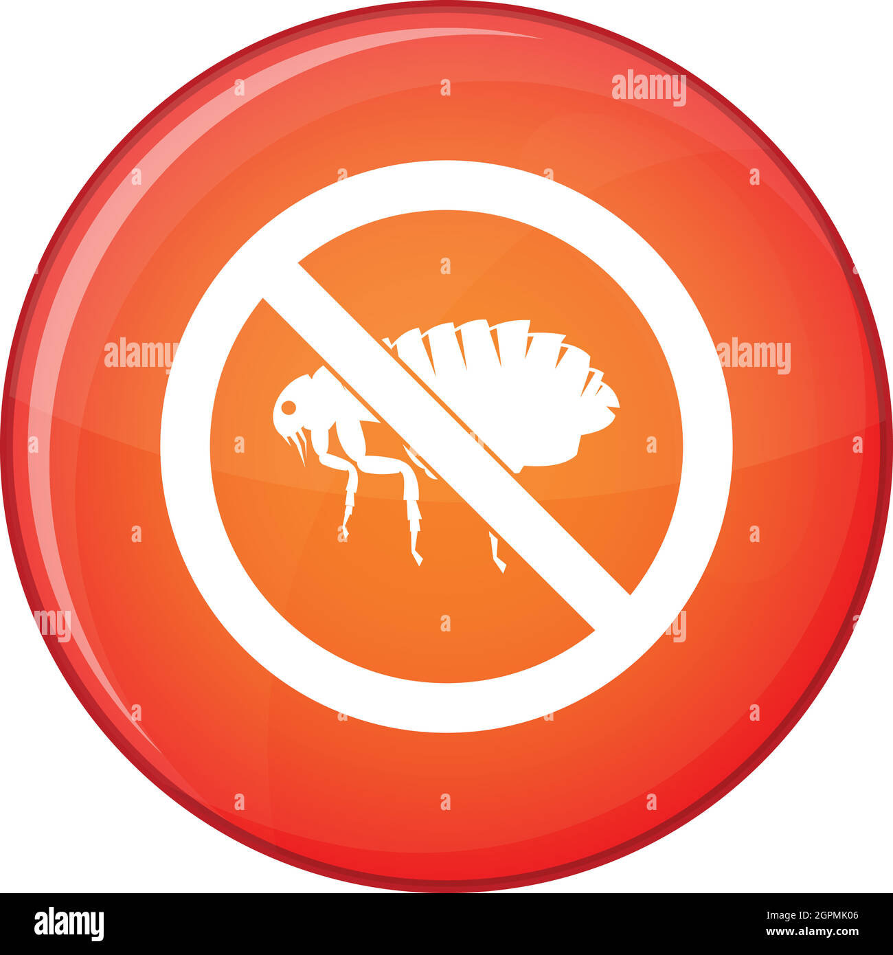 Piqûre de puce Banque d'images vectorielles - Alamy