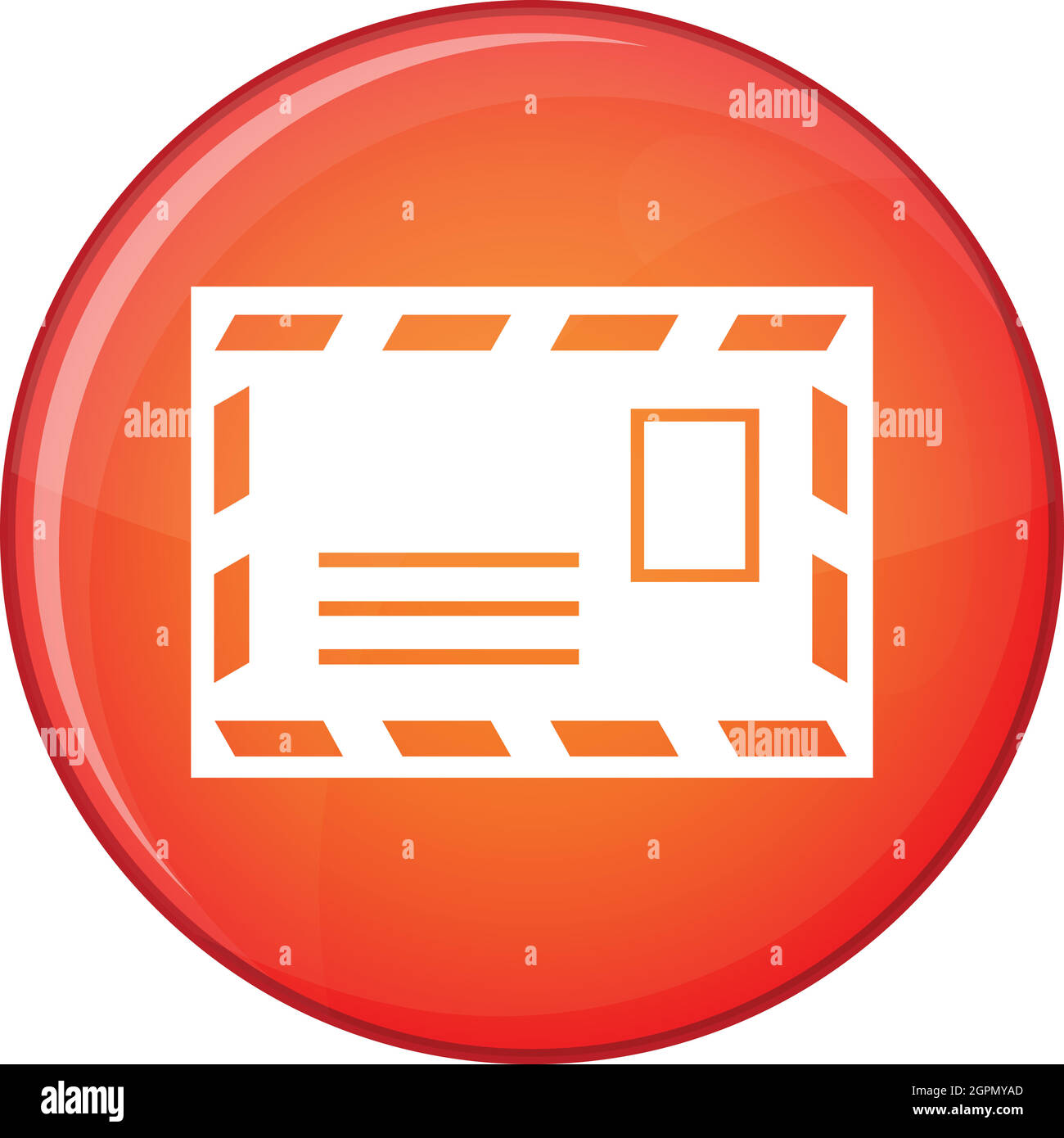 Papier timbre poste Banque d'images vectorielles - Alamy