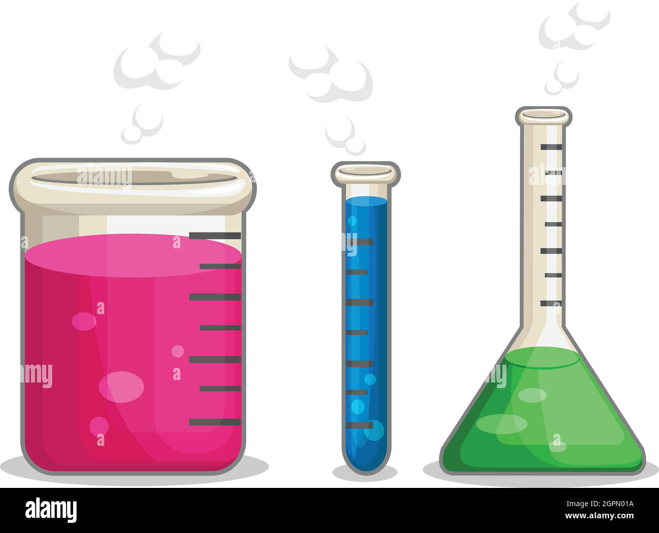 Chemistry Glass Flask Laboratory Experiment dessin de dessin de dessin ...