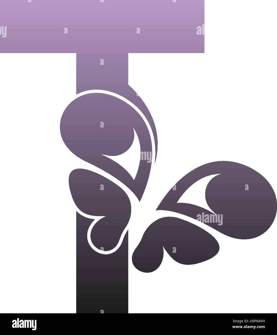 Lettre t calligraphie Banque de photographies et d’images à haute ...