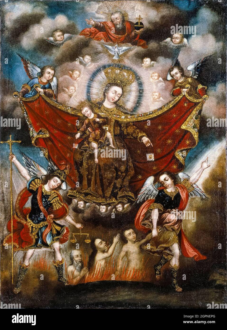 Le purgatoire peinture Banque de photographies et d’images à haute ...