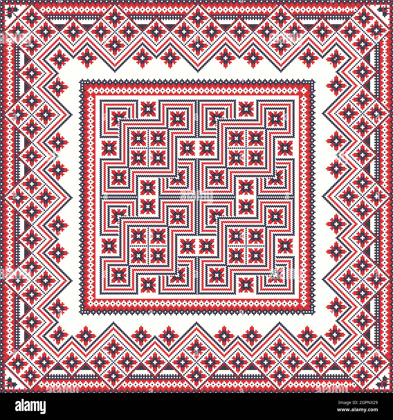 Costume traditionnel roumain Banque d'images vectorielles - Alamy