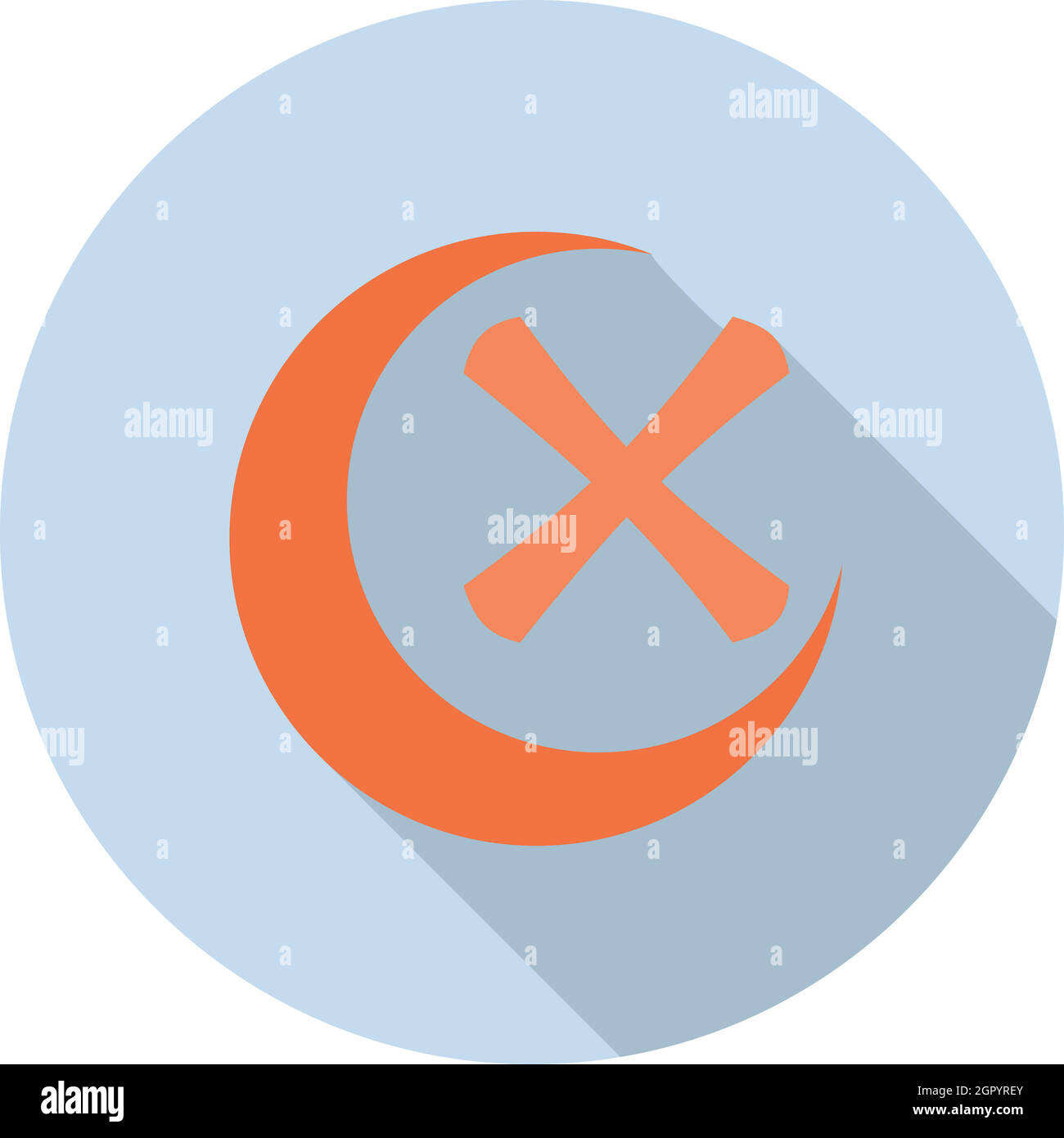 Insigne croix rouge Banque d'images vectorielles - Alamy