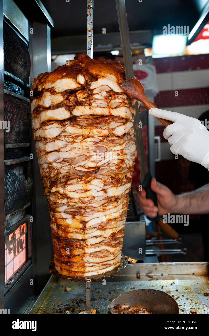 Poulet kebab Banque de photographies et d’images à haute résolution - Alamy