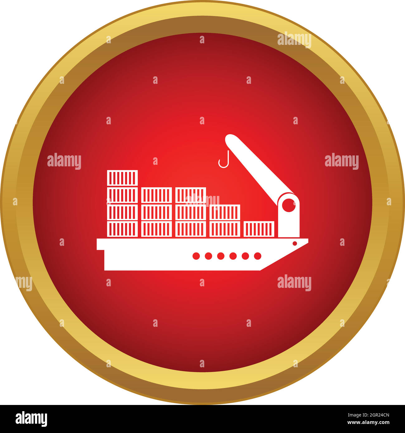 Bateau au port Banque d'images vectorielles - Alamy