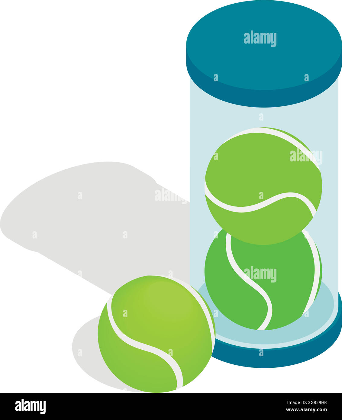 Tube de balle de tennis Banque de photographies et d’images à haute ...