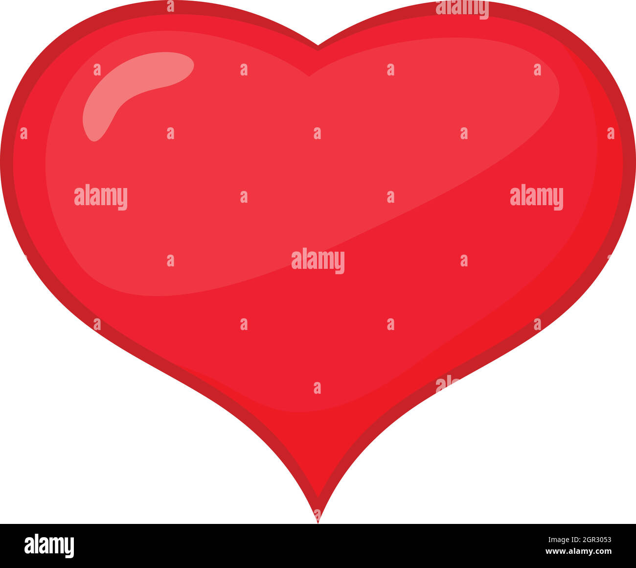 Carte de coeurs Banque d'images vectorielles - Alamy