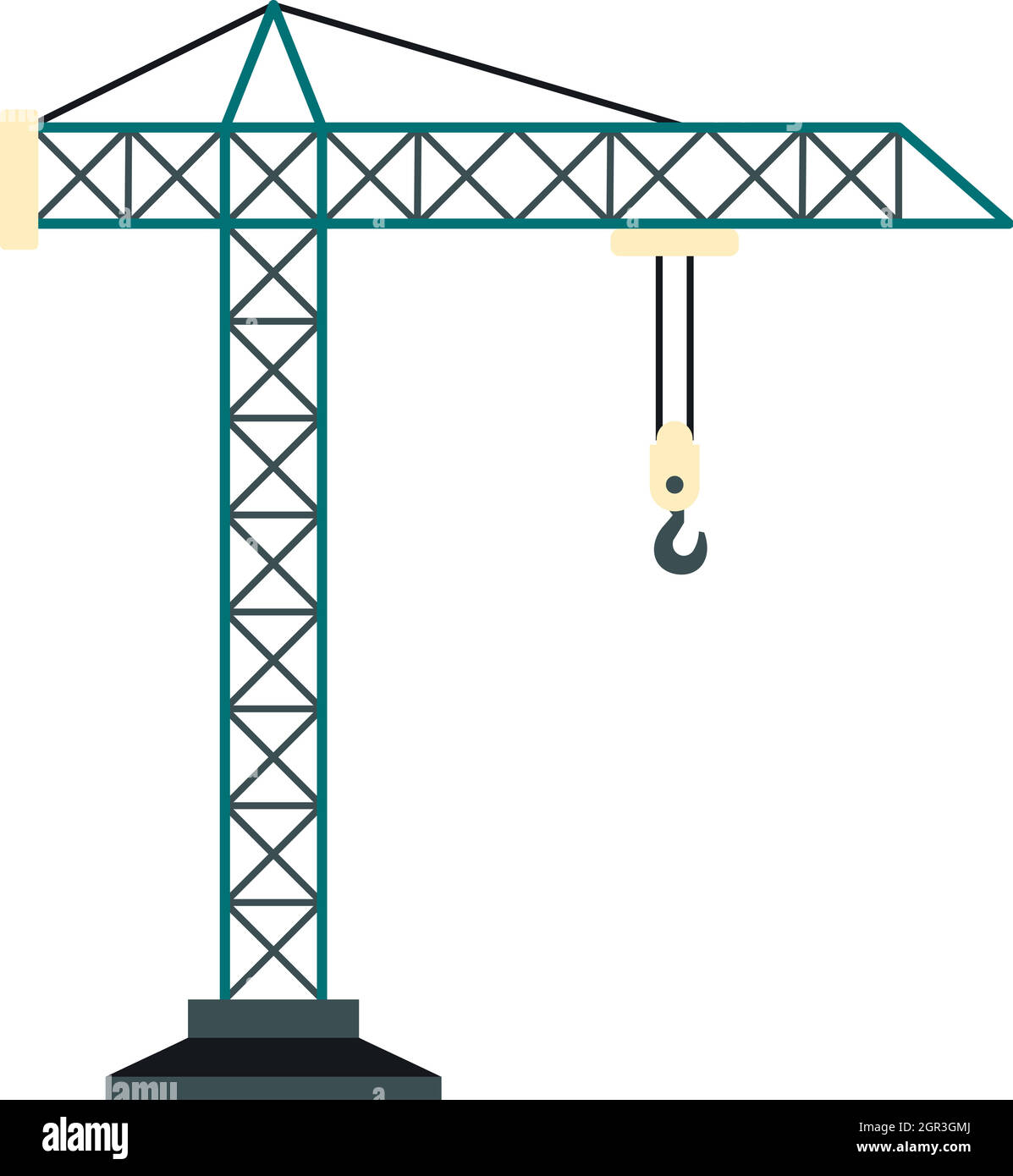 Grue hydraulique Banque d'images détourées - Alamy