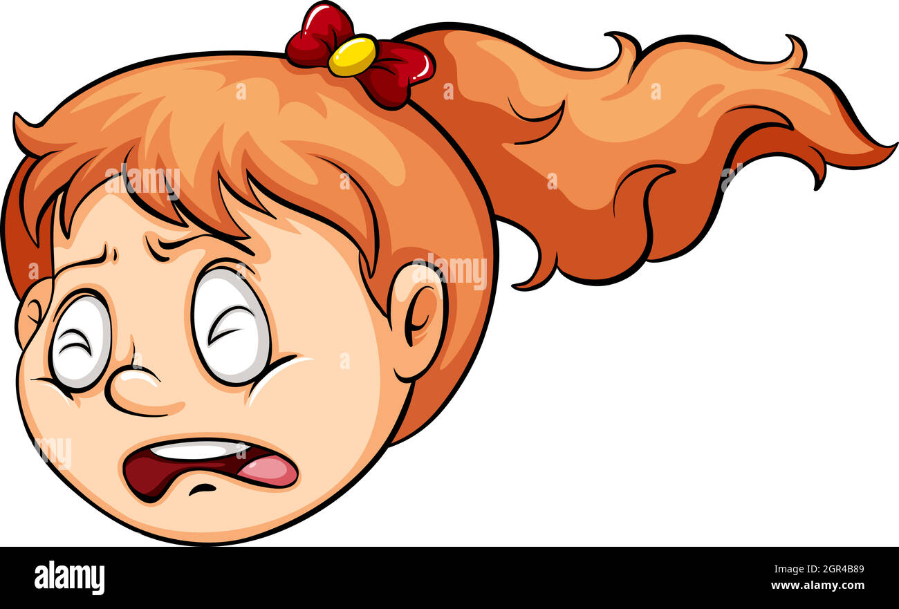 Dessin de femme qui pleure Banque d'images vectorielles - Alamy