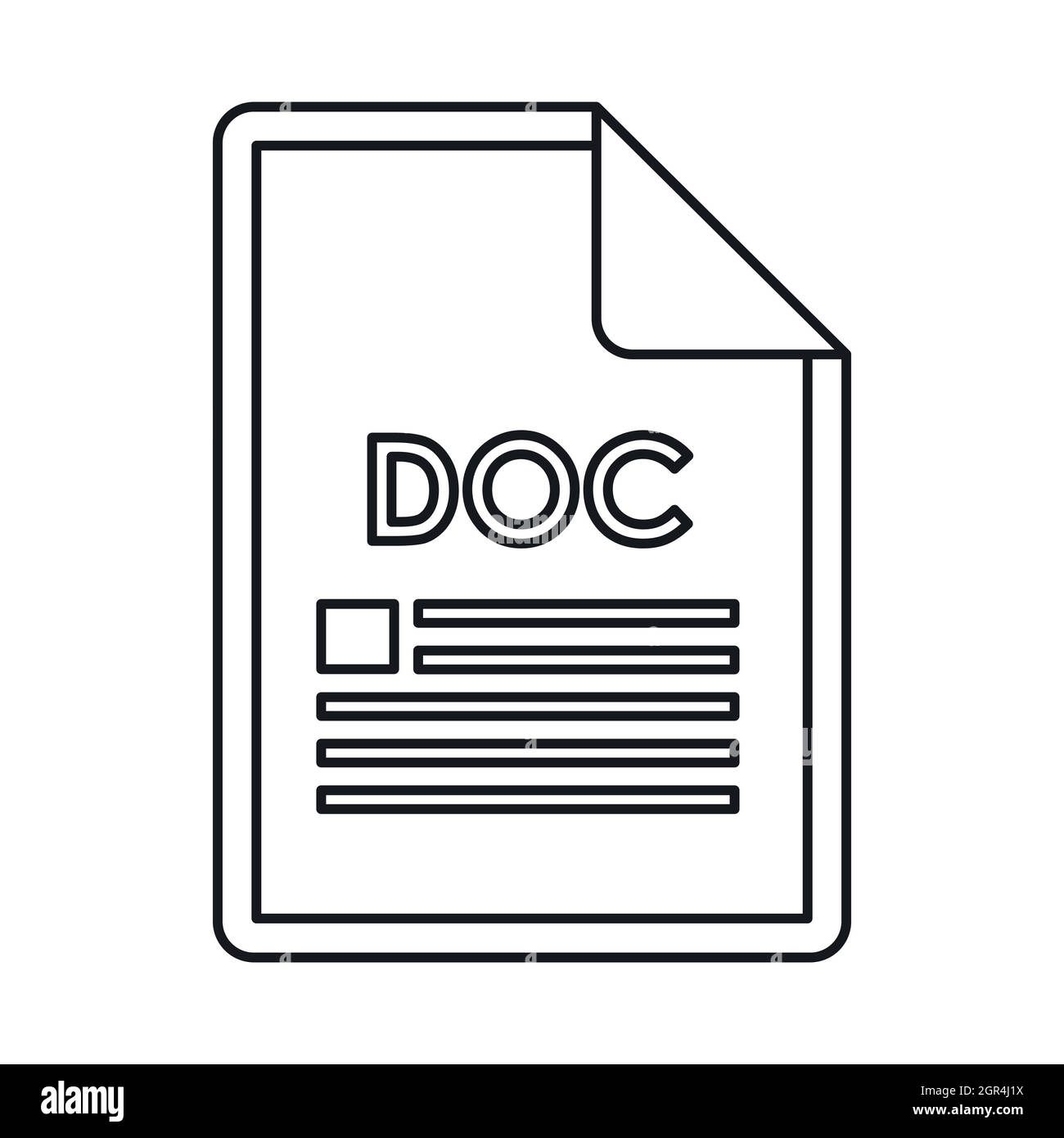 Fichier doc Banque d'images vectorielles - Alamy