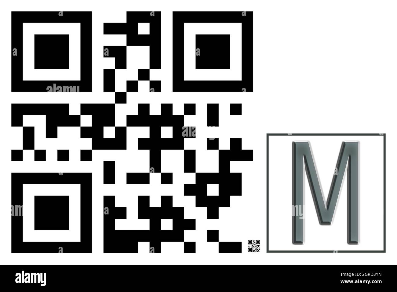 Qr alphabet Banque de photographies et d’images à haute résolution - Alamy