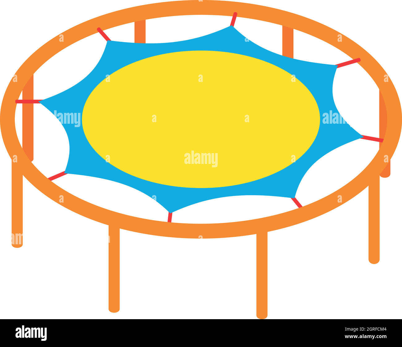 Trampolin cartoon Banque d'images vectorielles - Alamy