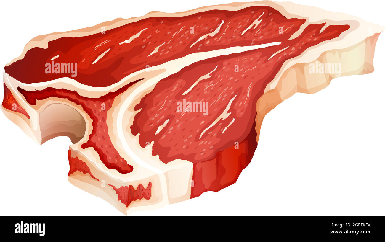 Viande biologique Banque d'images vectorielles - Alamy