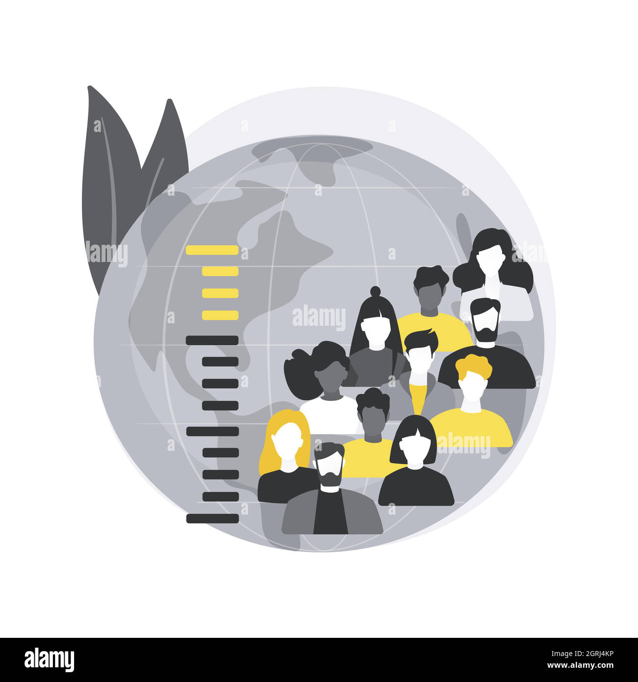 Surpopulation humaine Banque d'images vectorielles - Alamy