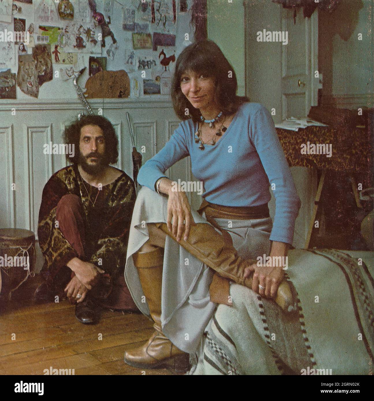 Areski & Brigitte Fontaine - le bonheur (photo de la membrane ...
