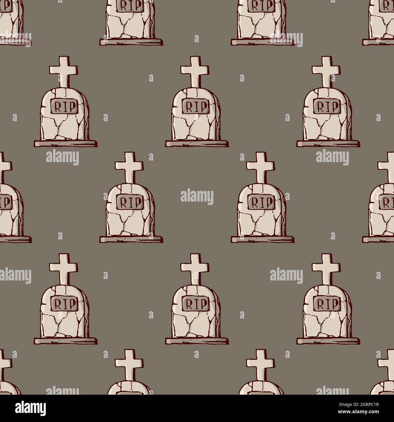 Headstone rip Banque d'images vectorielles - Alamy