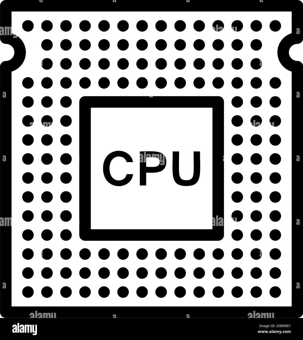 Cpu icon Banque de photographies et d’images à haute résolution - Alamy