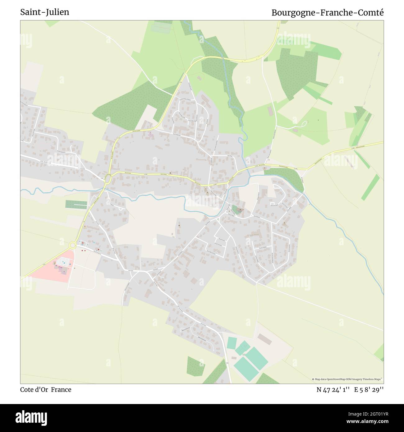 Saint-Julien, Côte d'Or, France, Bourgogne-Franche-Comté, N 47 24' 1 ...