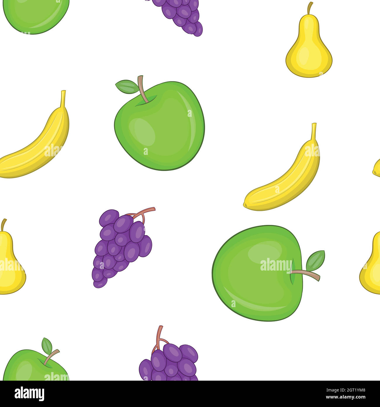 Fruit and flower illustration Banque d'images vectorielles - Alamy