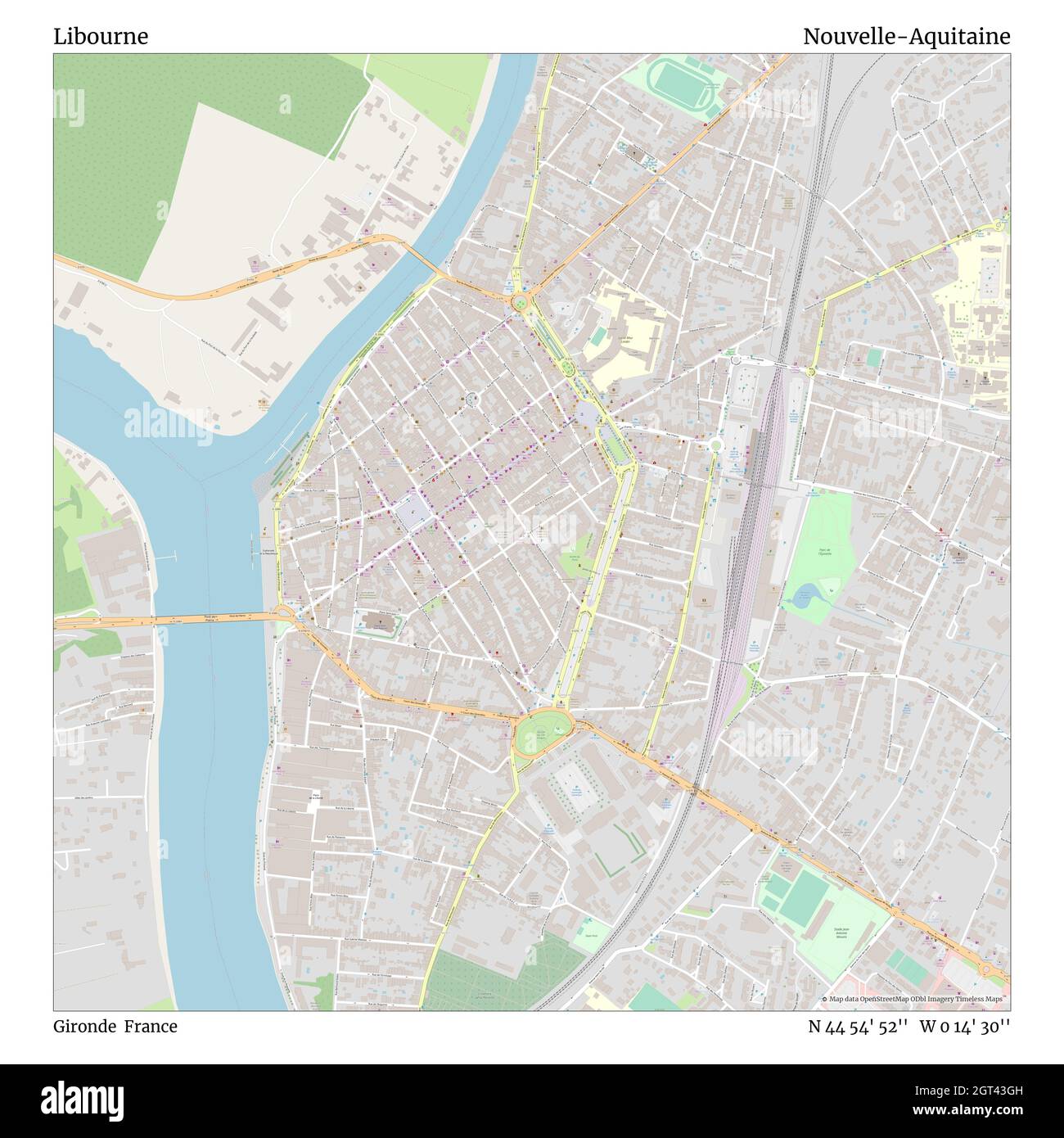 Plan de libourne Banque d'images détourées - Alamy