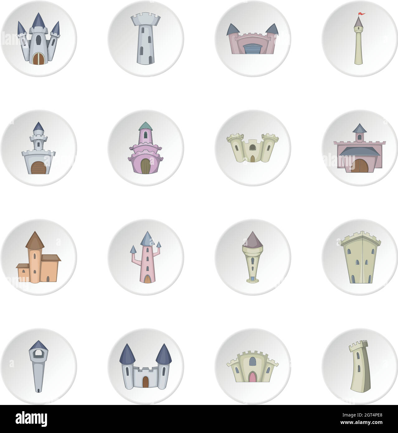 Chateaux symbole royal Banque d'images vectorielles - Alamy