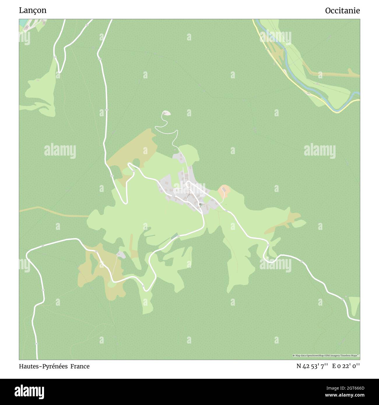 Lançon, Hautes-Pyrénées, France, Occitanie, N 42 53' 7'', E 0 22' 0 ...