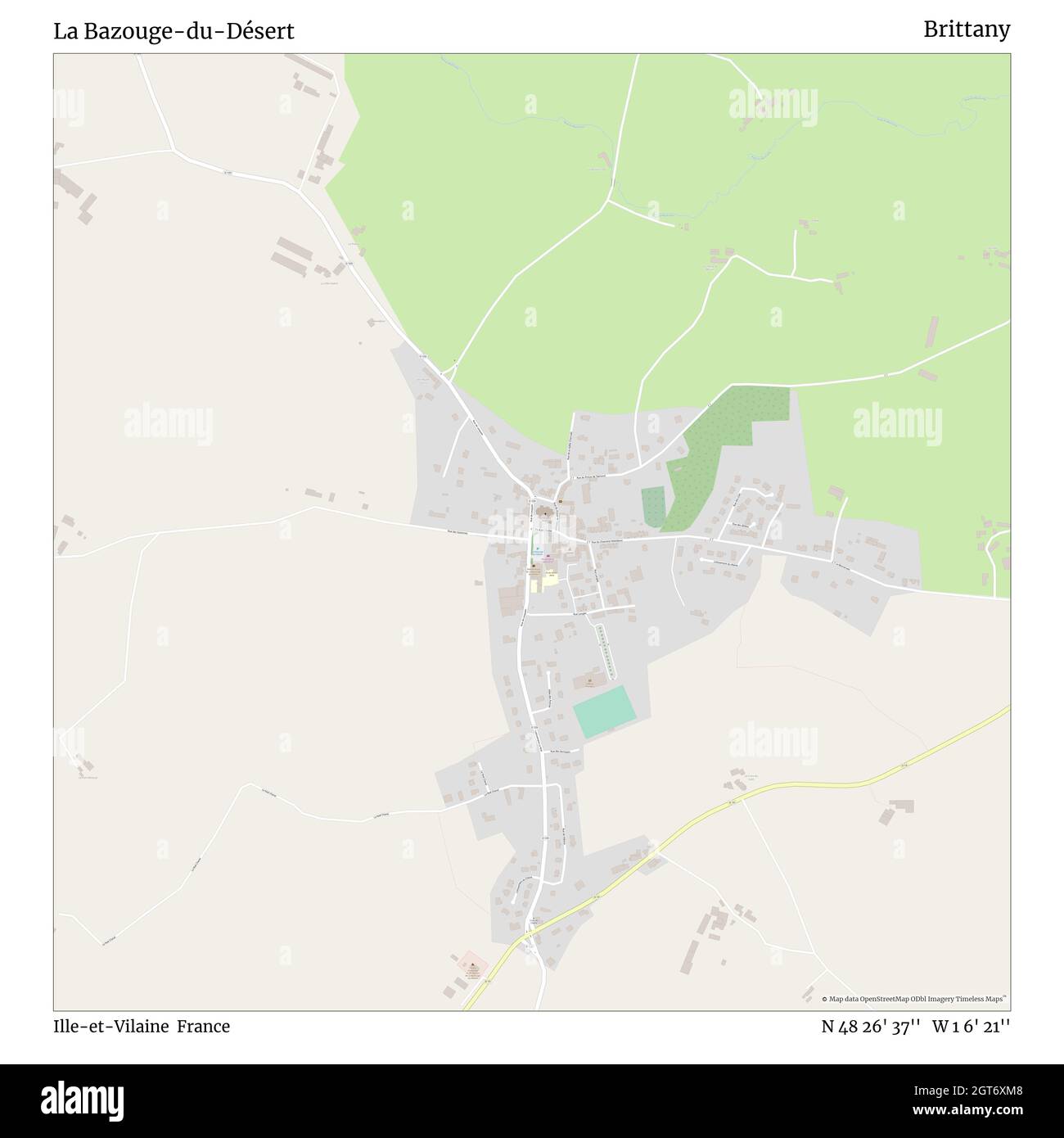 La Bazouge-du-désert, Ille-et-Vilaine, France, Bretagne, N 48 26' 37 ...