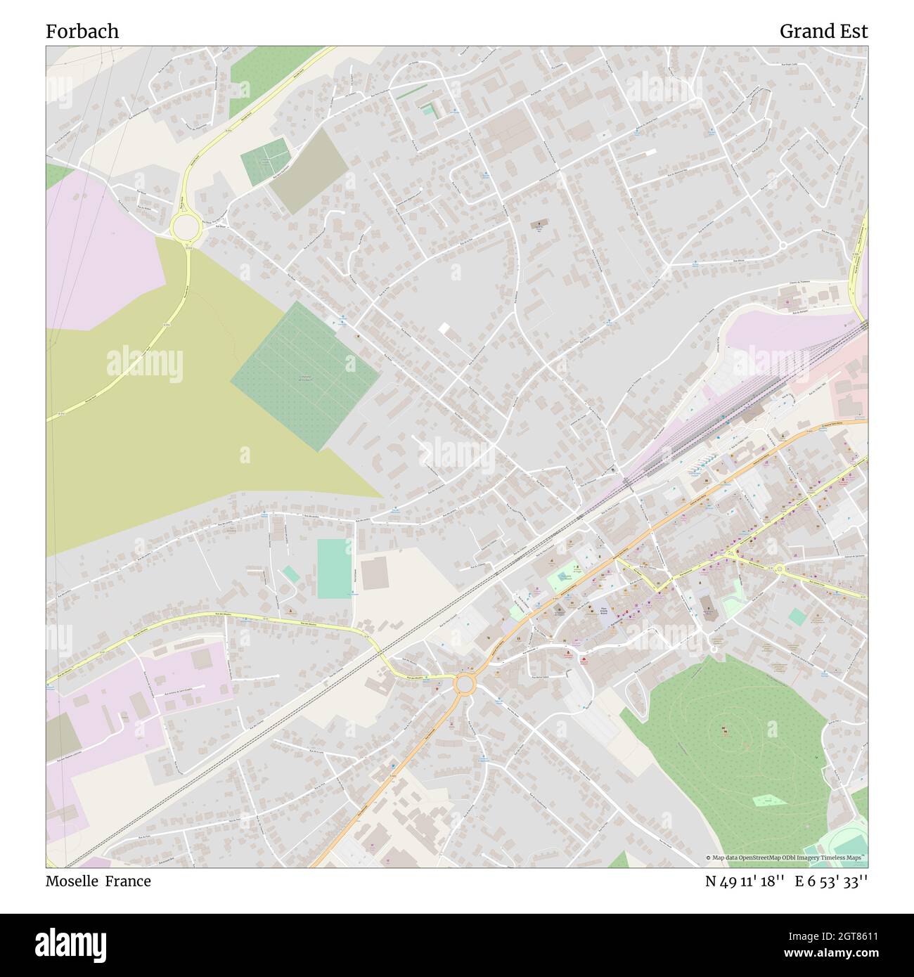 Forbach carte Banque de photographies et d’images à haute résolution ...