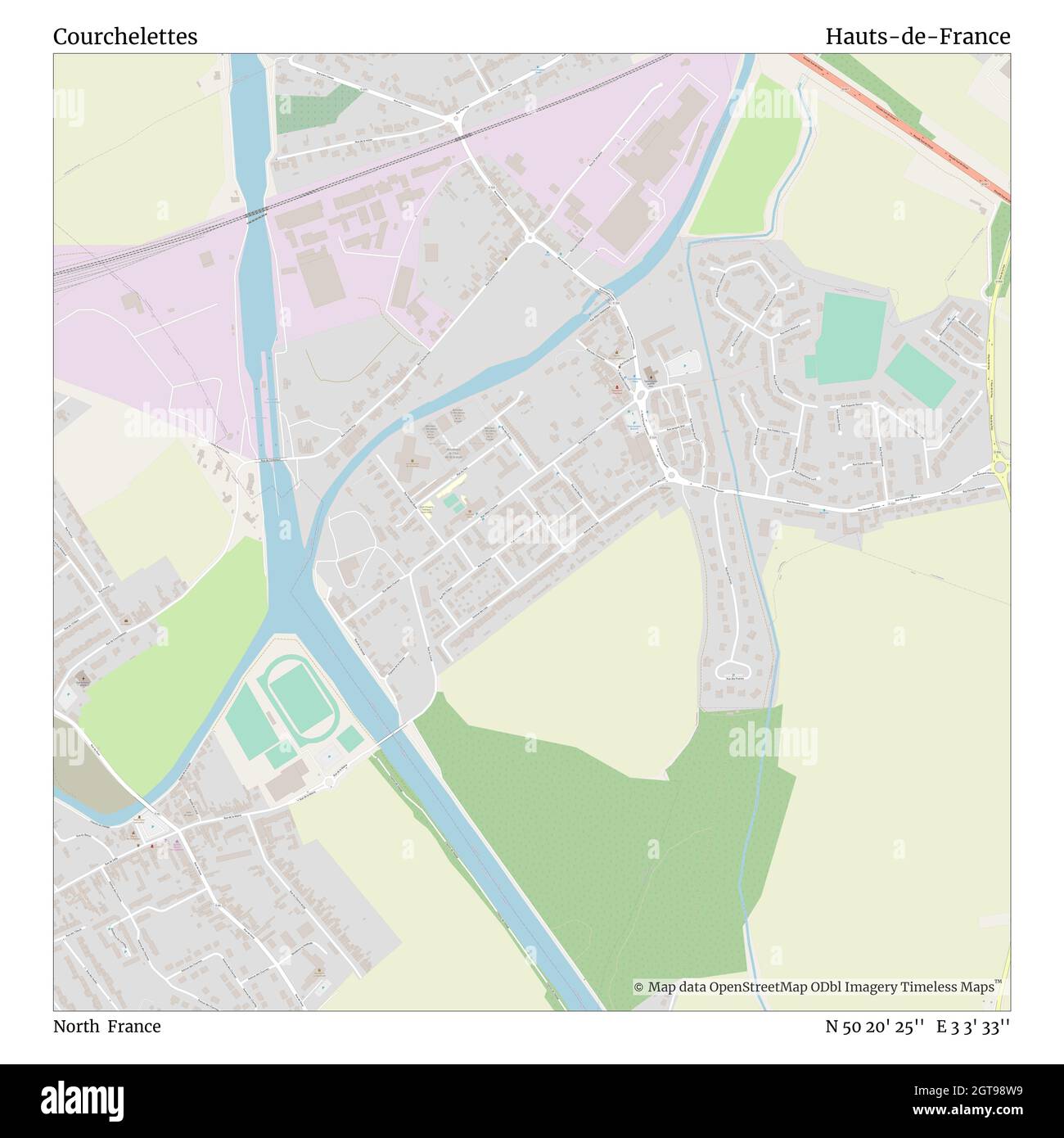 Courchelettes, Nord, France, hauts-de-France, N 50 20' 25'', E 3 3' 33 ...