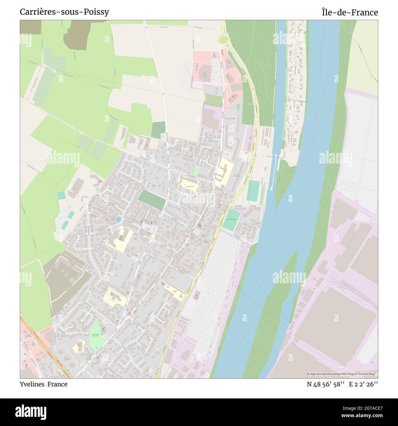 Yvelines map poissy Banque de photographies et d’images à haute ...