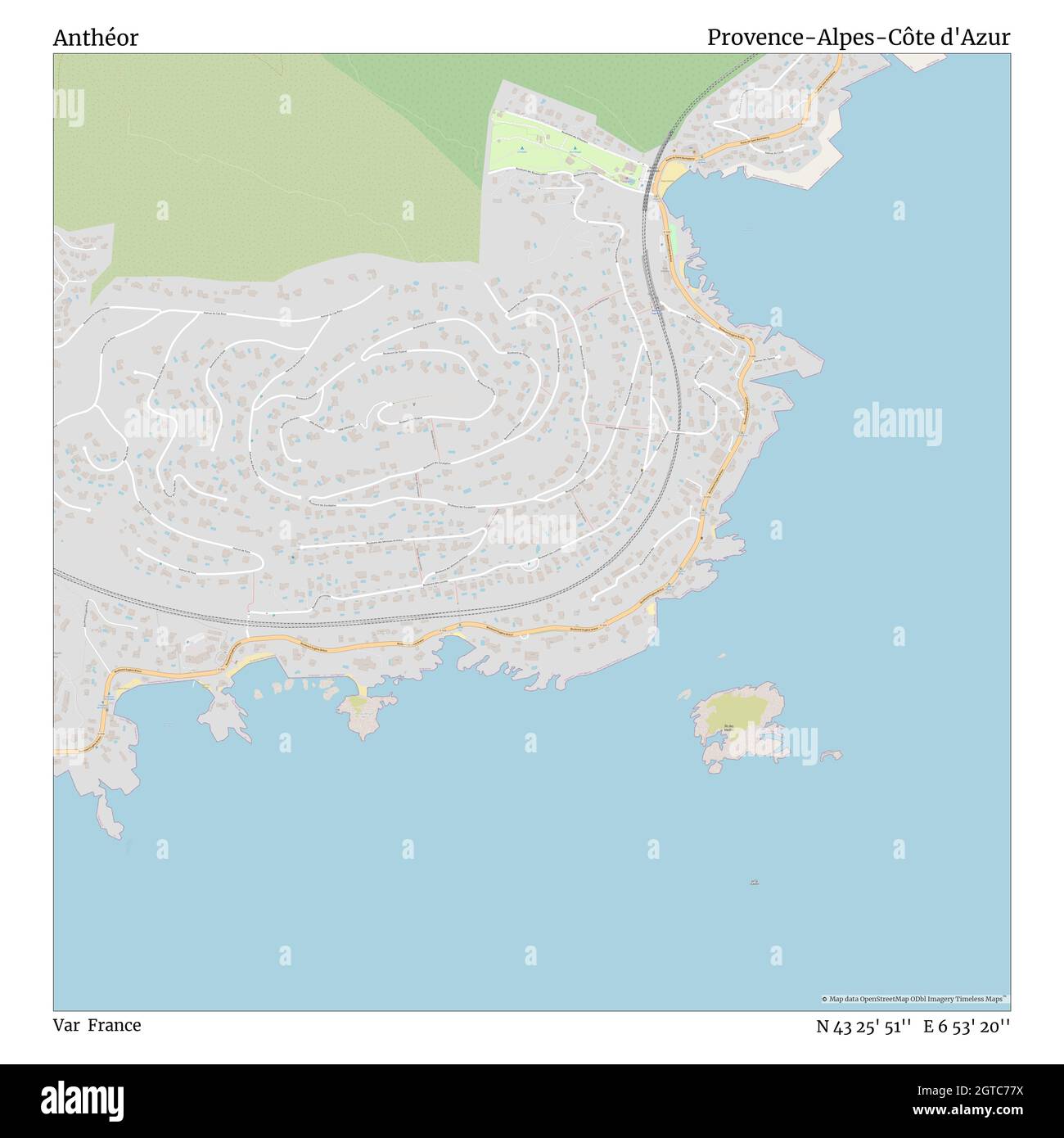 Mappa di cote dazur Banque d'images détourées - Alamy