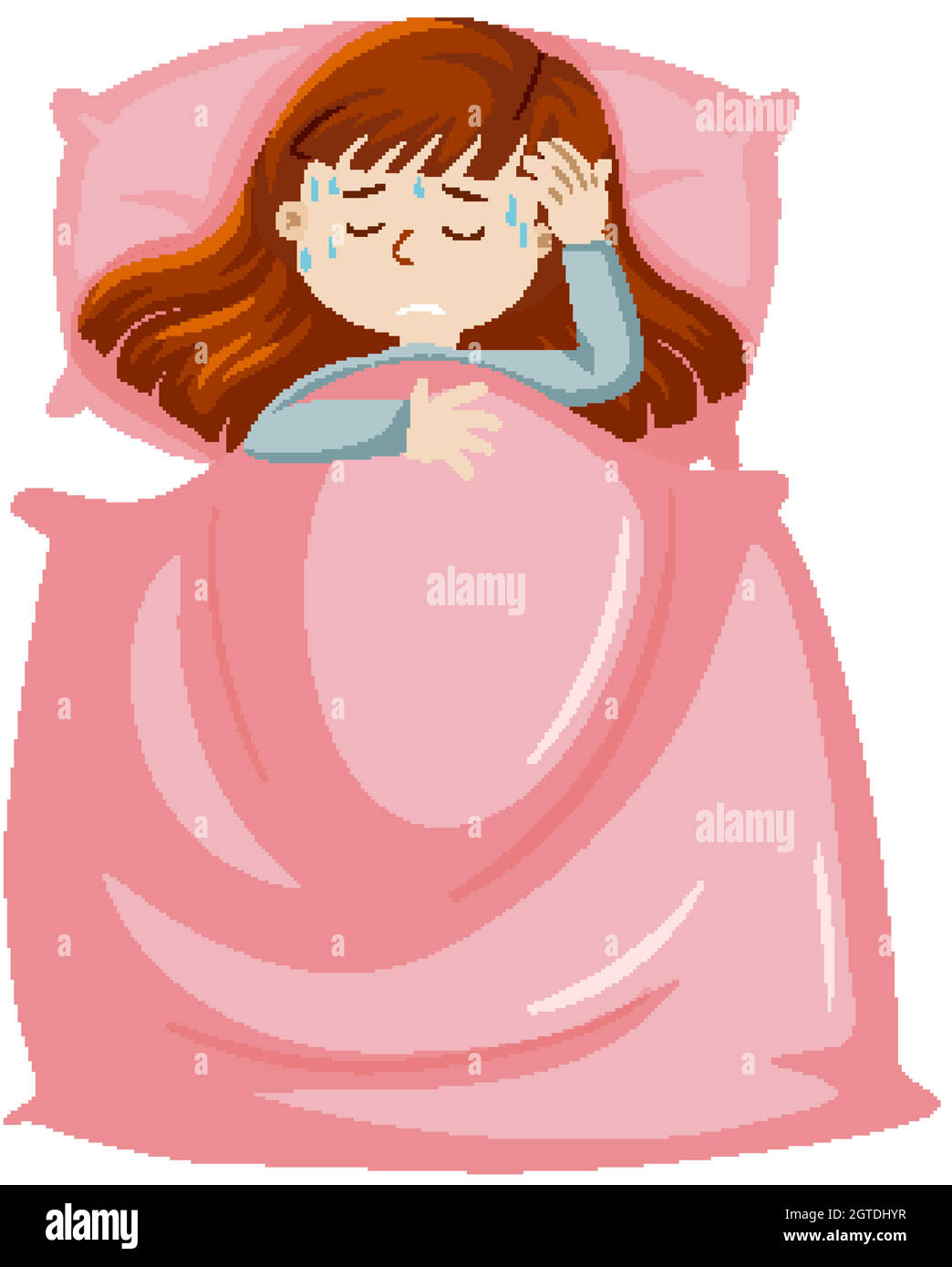 Personne malade dessin Banque d'images vectorielles - Page 3 - Alamy