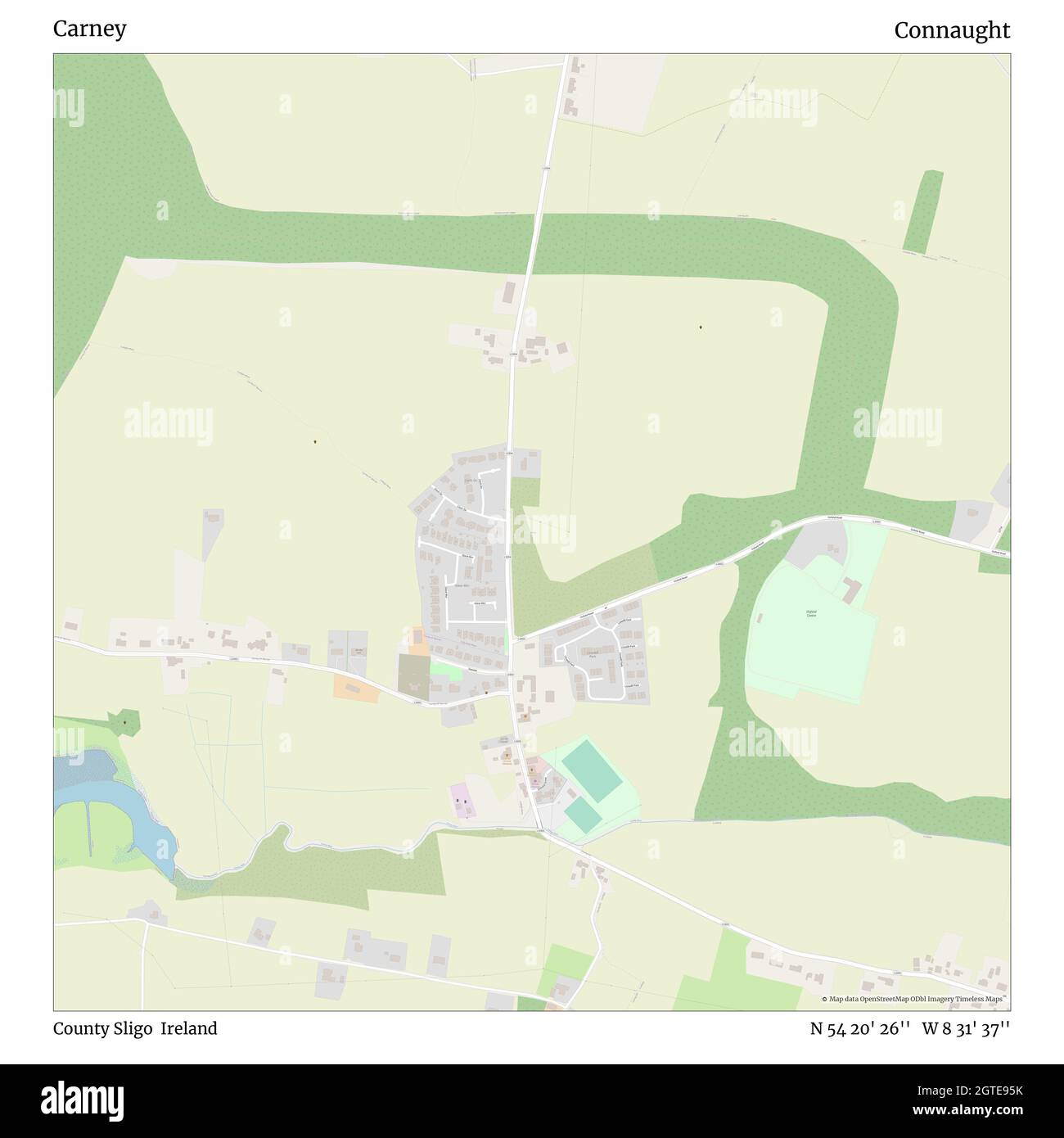 Carney, Comté de Sligo, Irlande, Connaught, N 54 20' 26'', W 8 31' 37 ...
