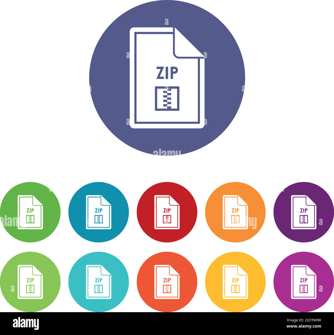 Fichier zip Banque d'images vectorielles - Alamy