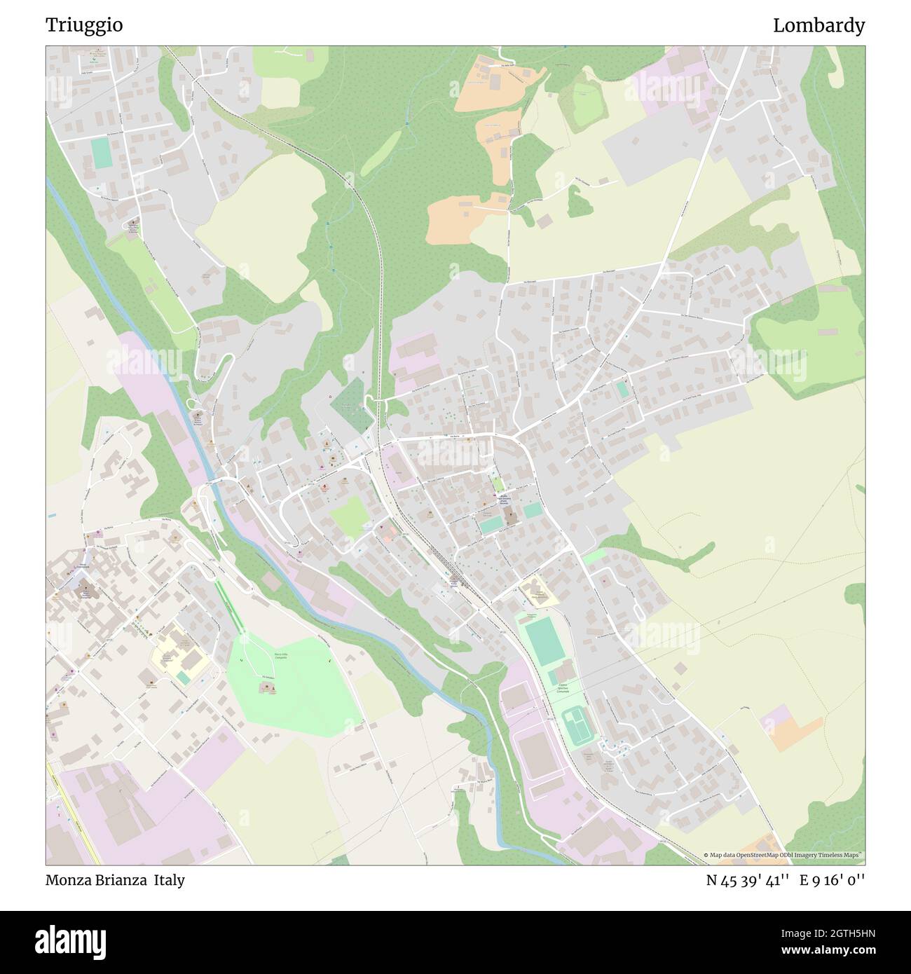 Mappa di monza e brianza Banque de photographies et d’images à haute ...