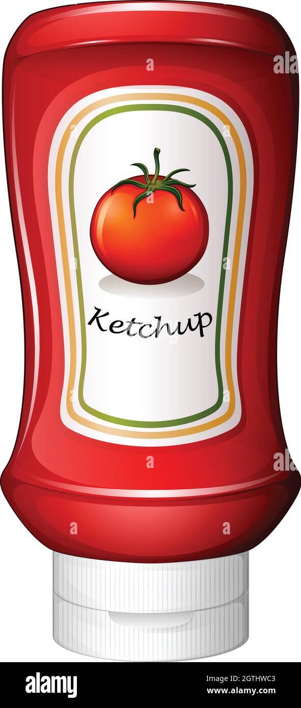 Dessin de ketchup Banque de photographies et d’images à haute ...