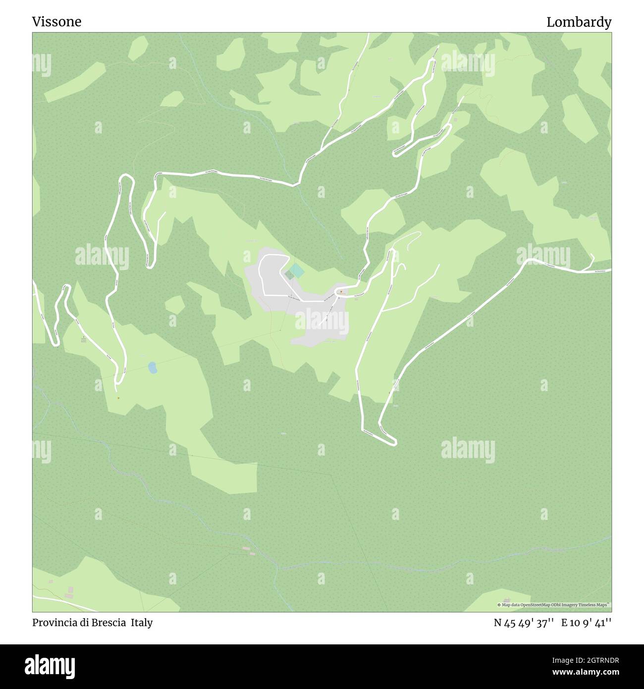 Vissone, Provincia di Brescia, Italie, Lombardie, N 45 49' 37'', E 10 9 ...